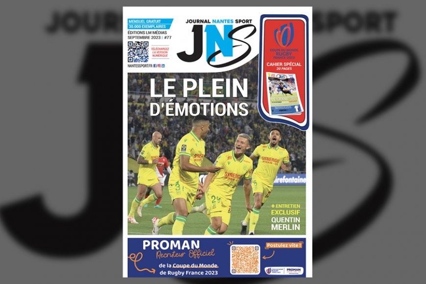 Journal Nantes Sport#77 Septembre 2023 - Actualités FCN, HBCN, Clubs ...